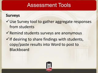 Assessment strategies for online learning | PPTX