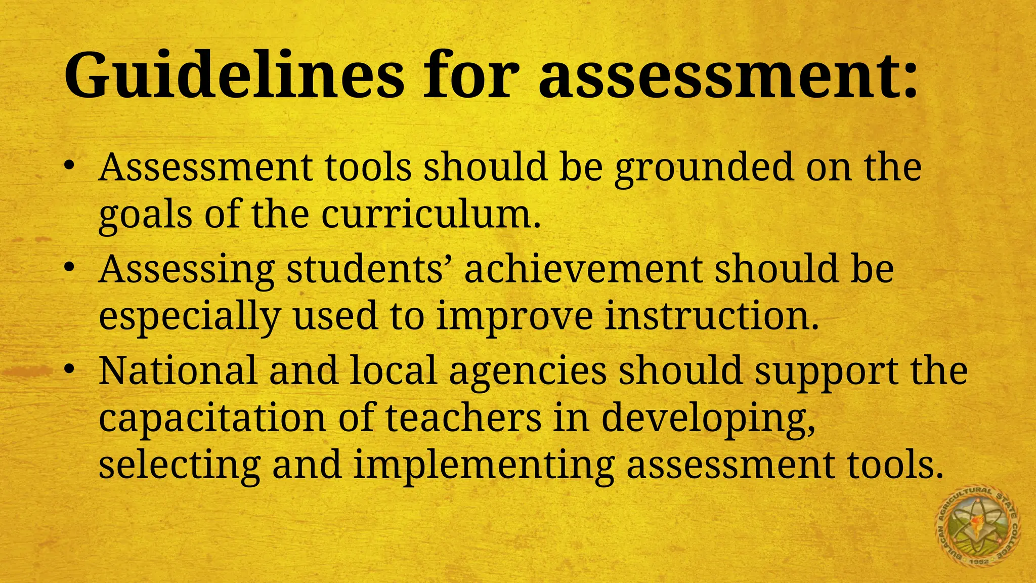 Assessment strategies for Social Studies | PPTX