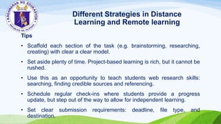 Assessment strategies in remote learning distance learning | PPTX ...