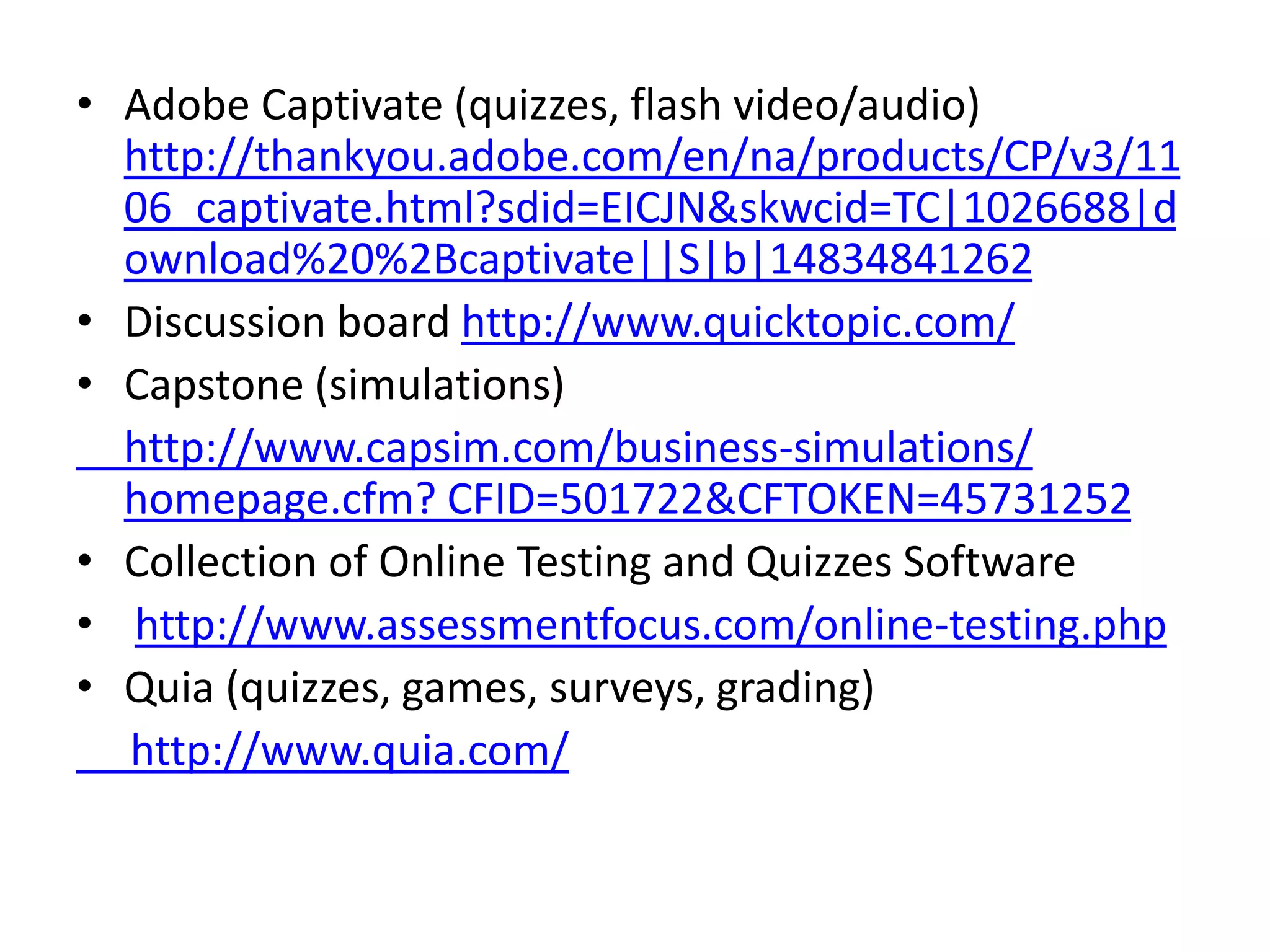 Assessment Strategies of Online Pedagogy | PPTX