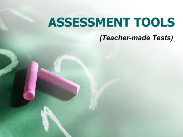 Assessment tools | PPT