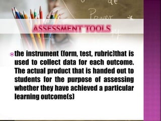 Assessment tools | PPTX