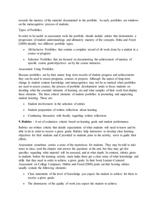 Assessment tools | PDF