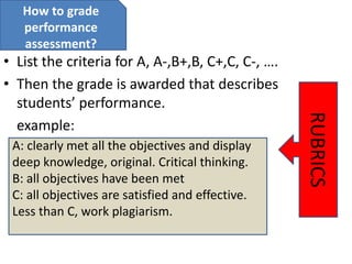Assessment tools for higher learning | PPSX