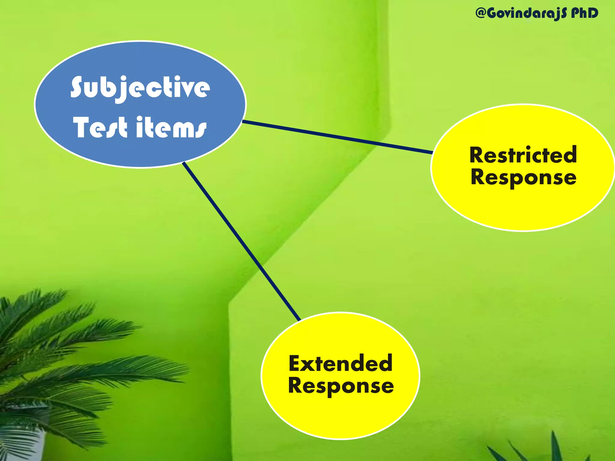 Assessment tools for Affective Domain, Types of test items, Principles ...