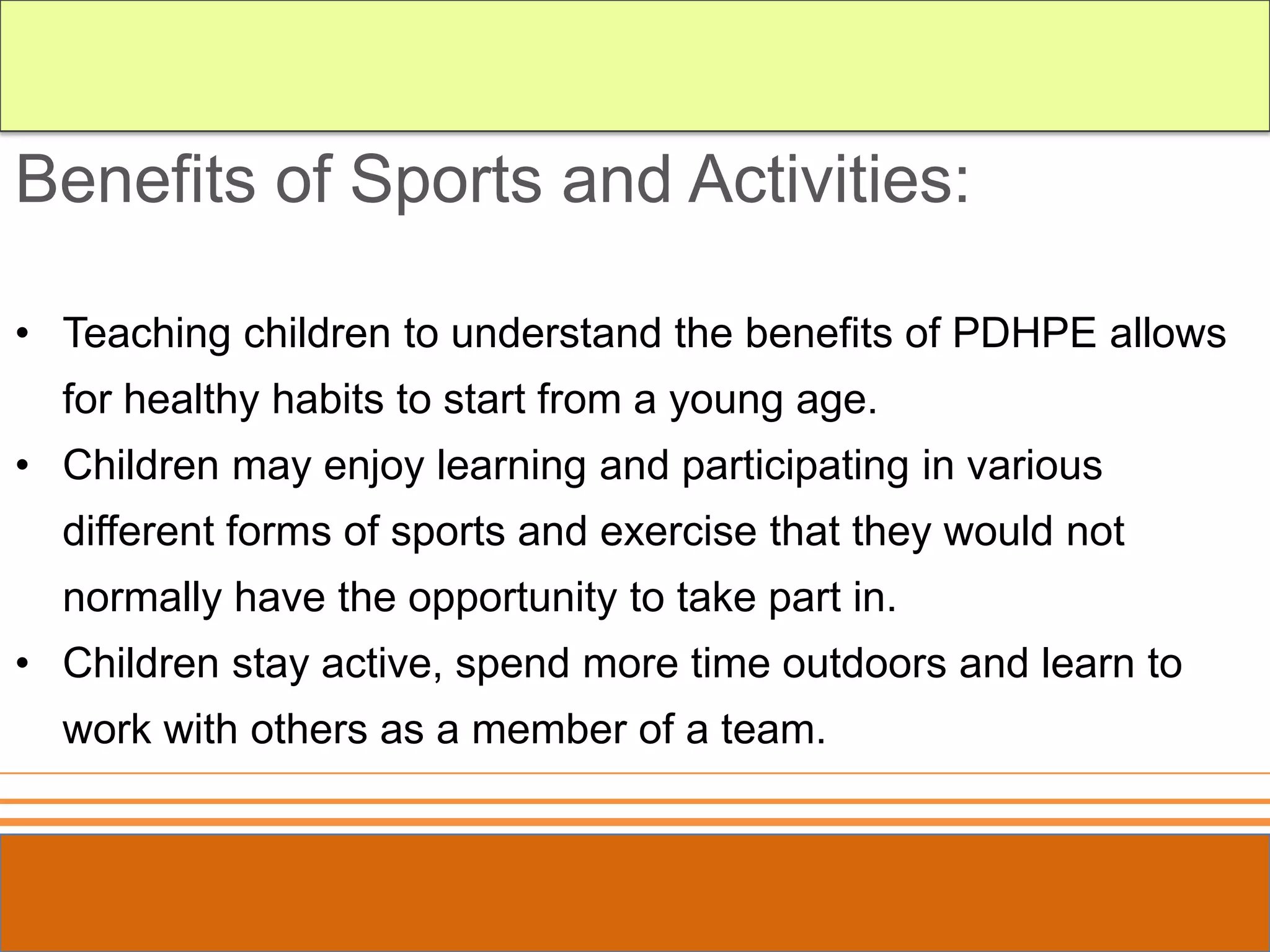 PDHPE Rationale | PPTX