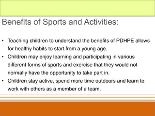 PDHPE Rationale | PPT