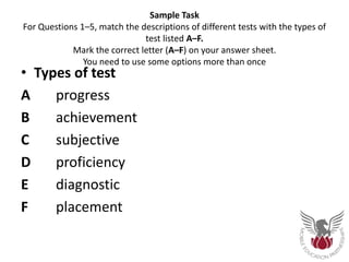 Assessment types and tasks 1 updated unit 22.pptx