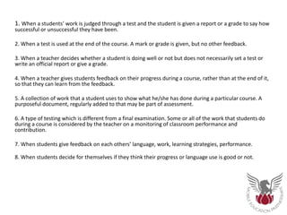 Assessment types and tasks 1 updated unit 22.pptx
