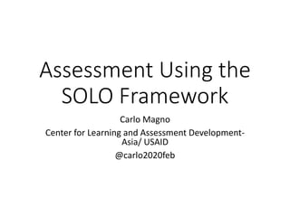 Assessment Using the SOLO Framework.pptx