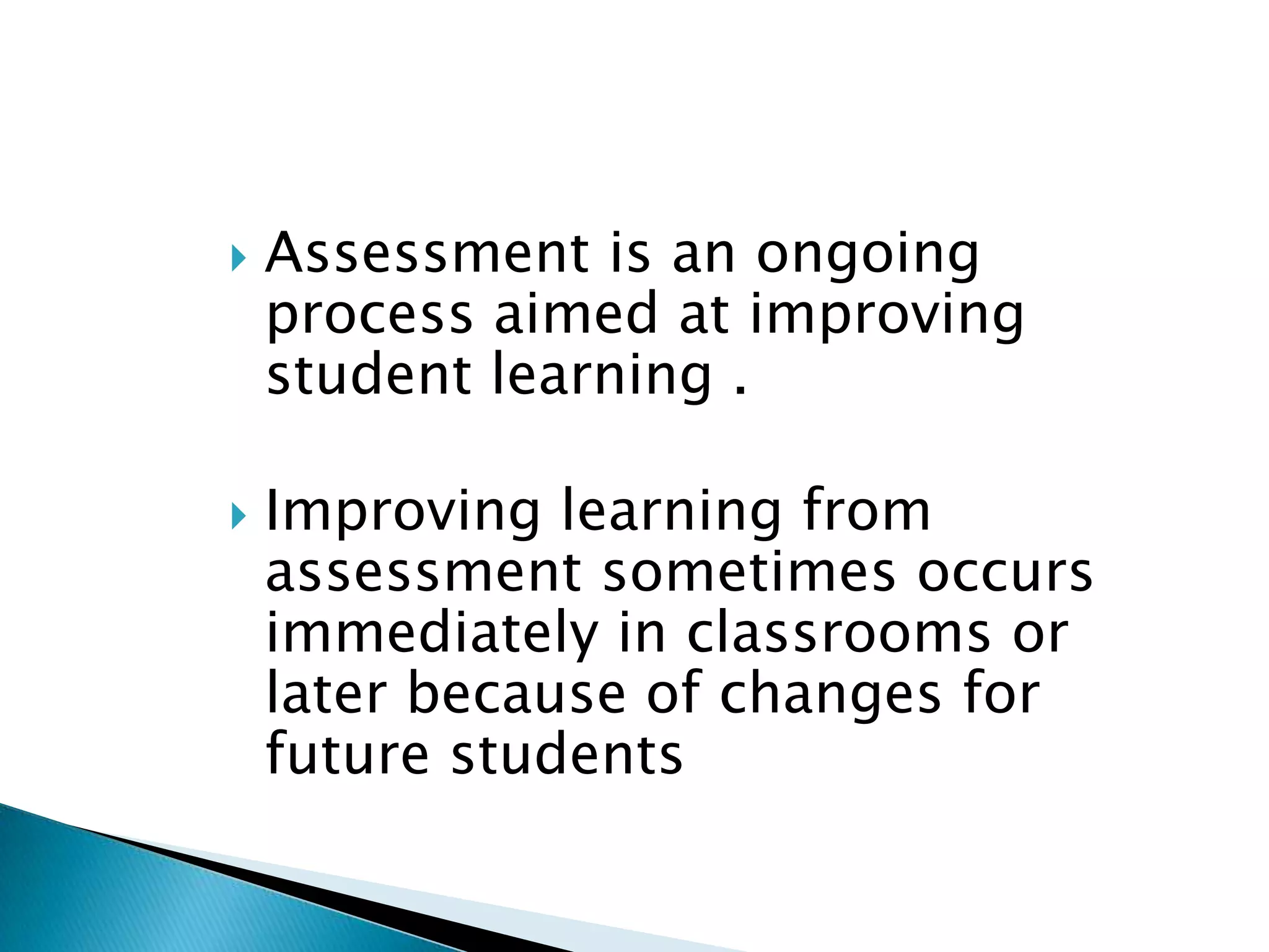 Assessment vs evaluation | PPTX