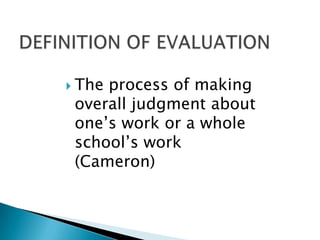 Assessment vs evaluation | PPTX