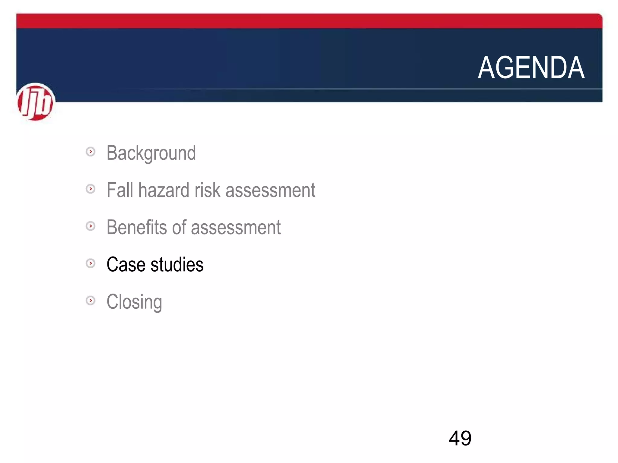 The Value of Fall Hazard Risk Assessments | PPT | Injuries | Diseases ...