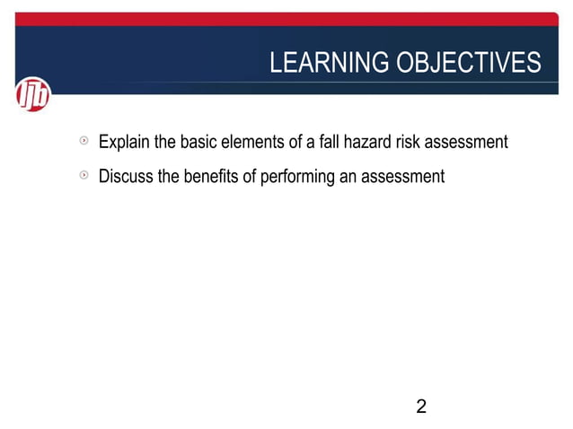 The Value of Fall Hazard Risk Assessments | PPT | Injuries | Diseases ...