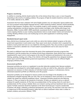 Assessment With P-12 English Language Learners | PDF | Standardized ...