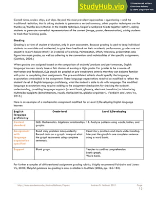Assessment With P-12 English Language Learners | PDF | Standardized ...