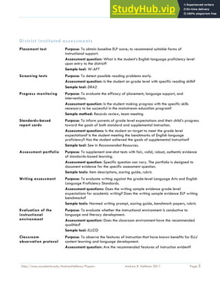 Assessment With P-12 English Language Learners | PDF