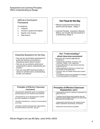 Assessmet power point handout | PDF