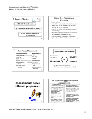 Assessmet power point handout | PDF