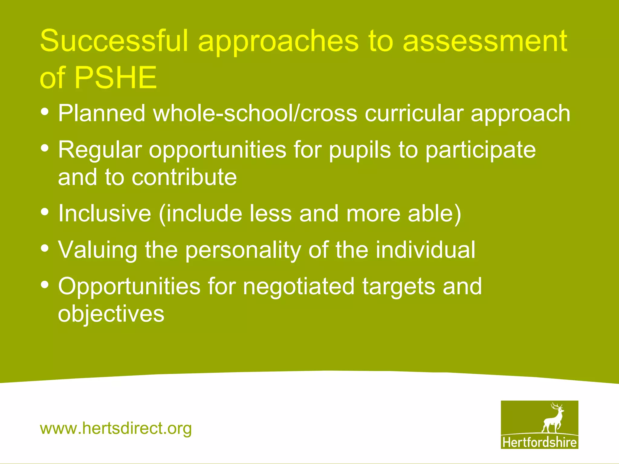Assess Pupil Progress Pshe | PPT