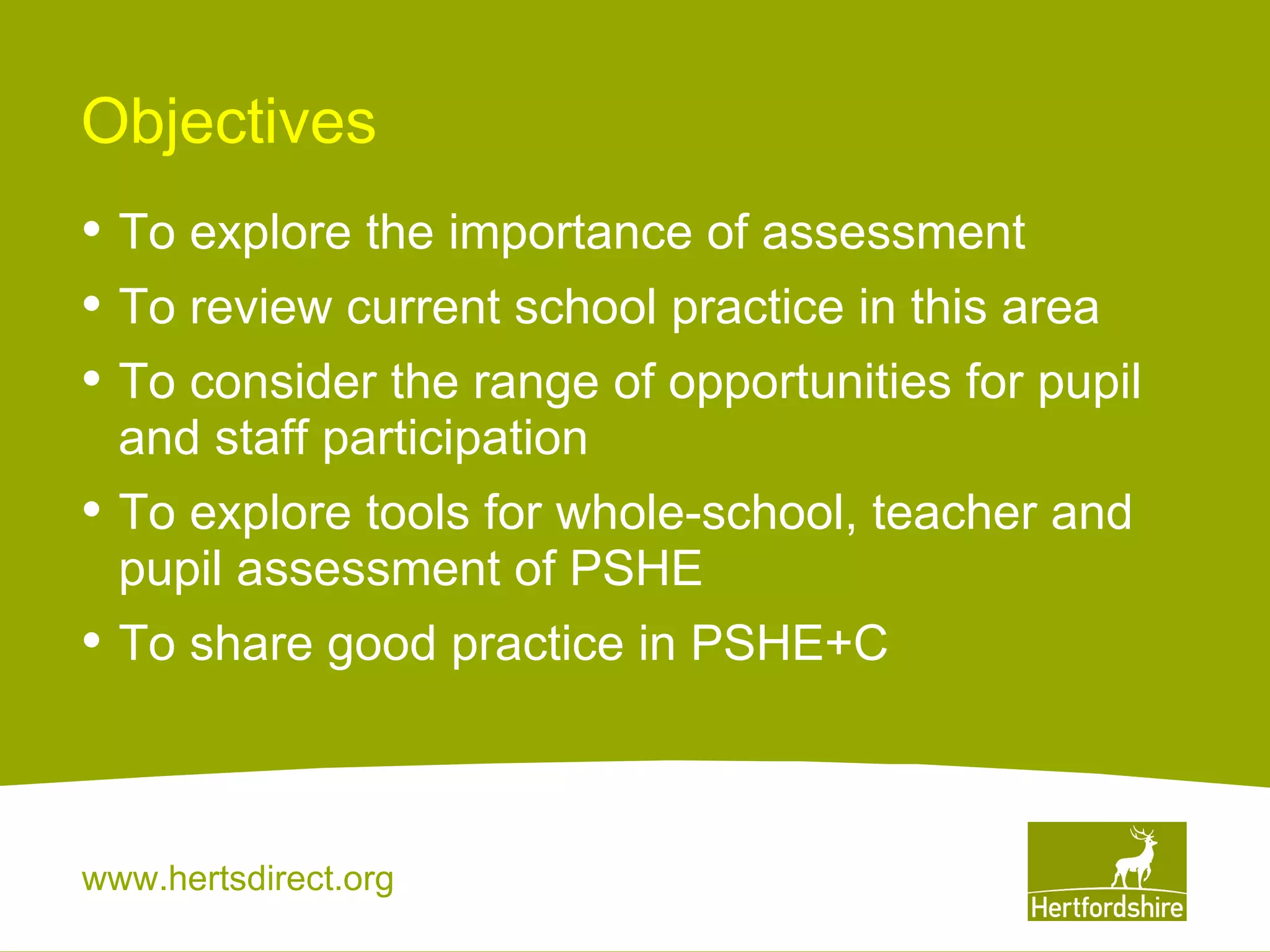 Assess Pupil Progress Pshe | PPT