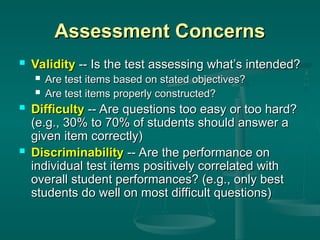 assessment scoring and evaluation.ppt | Educational Assessment | Education