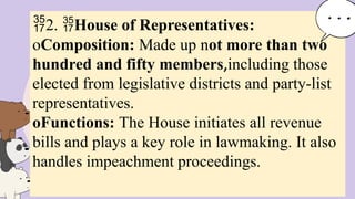 ASSESS THE PERFORMANCE of the house of representatives.pptx