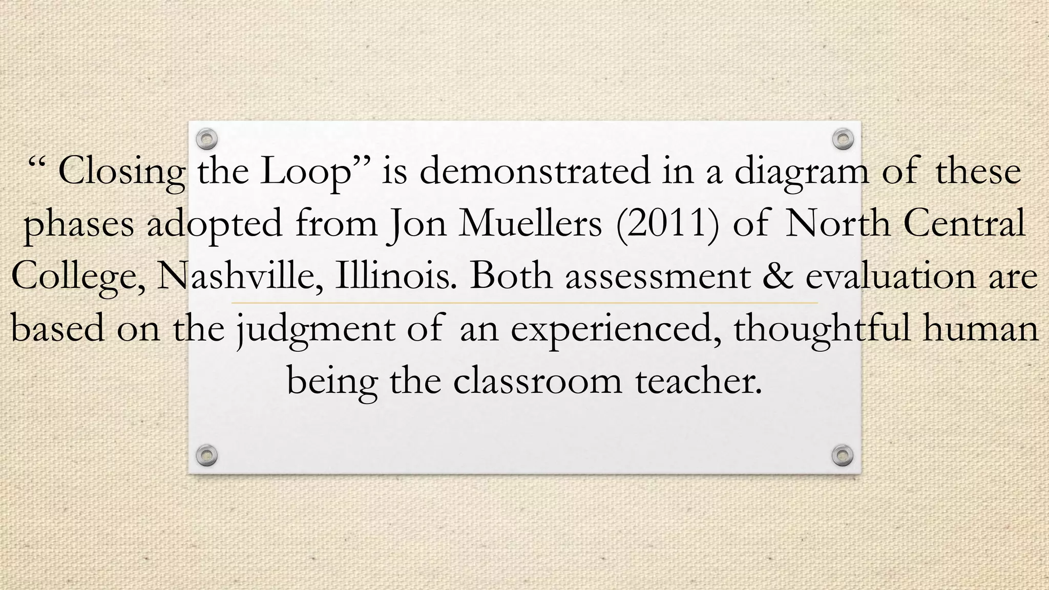 ASSESSMENT OF STUDENT LEARNING 2 | PPTX