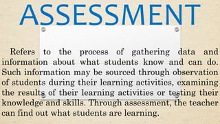 ASSESSMENT OF STUDENT LEARNING 2 | PPTX