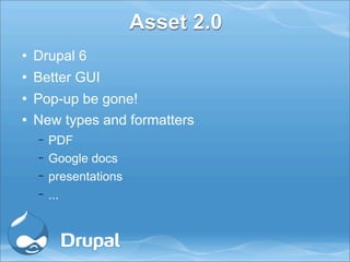 Asset Management in Drupal using the Asset Module | PDF