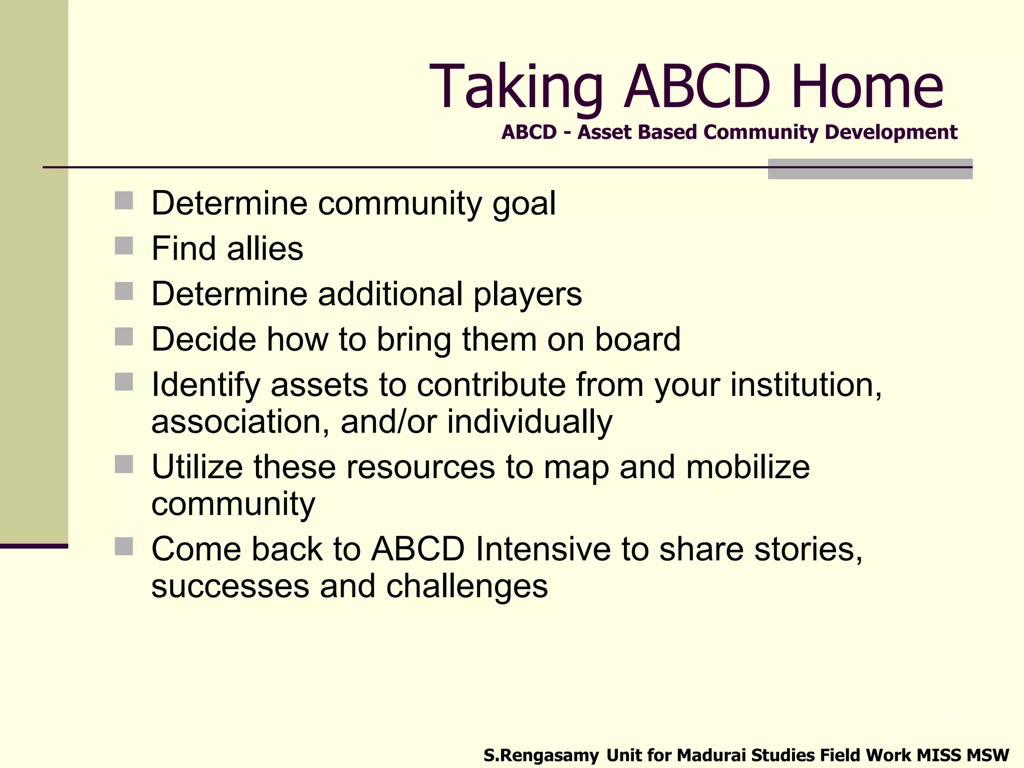 Introduction to Community Asset Mapping | PPT