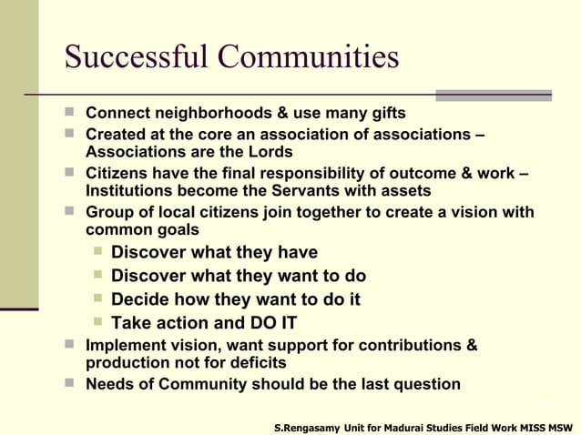 Introduction to Community Asset Mapping | PPT | Non-Profit ...