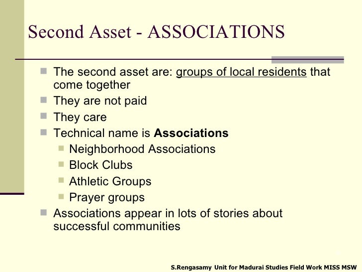 Introduction to Community Asset Mapping