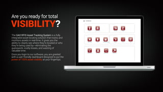 GAO Asset Tracking System: know where your assets are at all times! | PDF