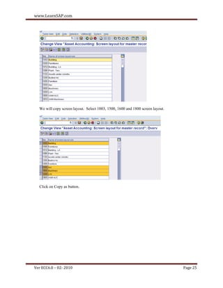 SAP Asset accounting book Sample PDF by LearnSAP | PDF