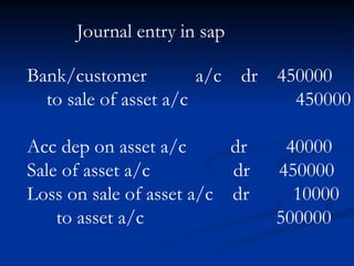 ASSET ACCOUNTING Setup and Configuration | PPT
