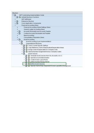 Asset accounting config steps | PDF