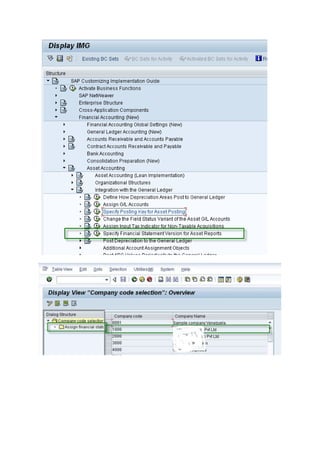 Asset accounting config steps | PDF