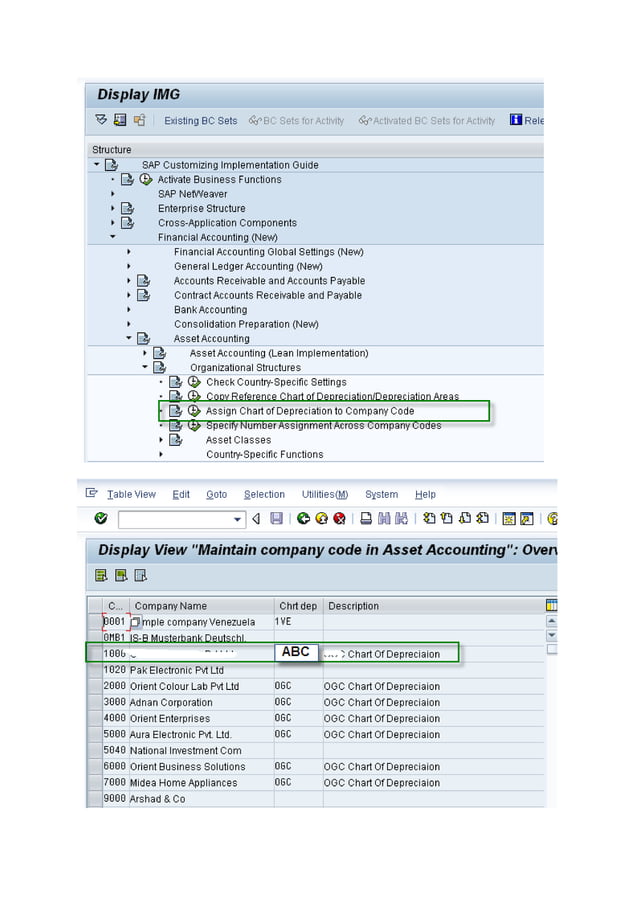 Asset accounting config steps | PDF