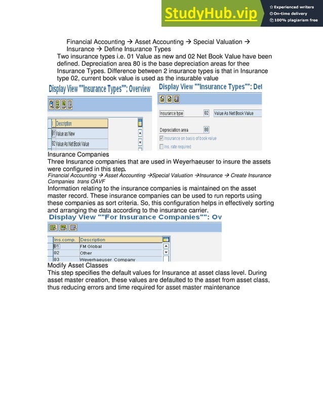 Asset Accounting Configuration | PDF | Business Accounting & Finance ...