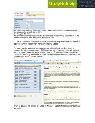 Asset Accounting Configuration | PDF