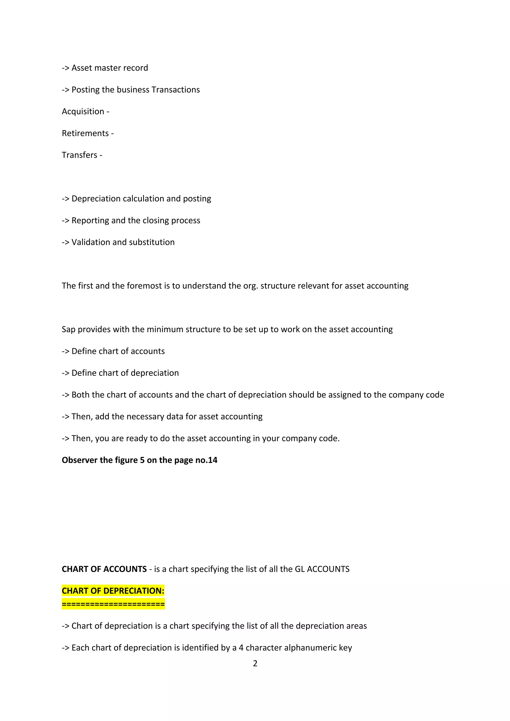 Sap Asset Accounting Configuration Steps As A Subledger Pdf