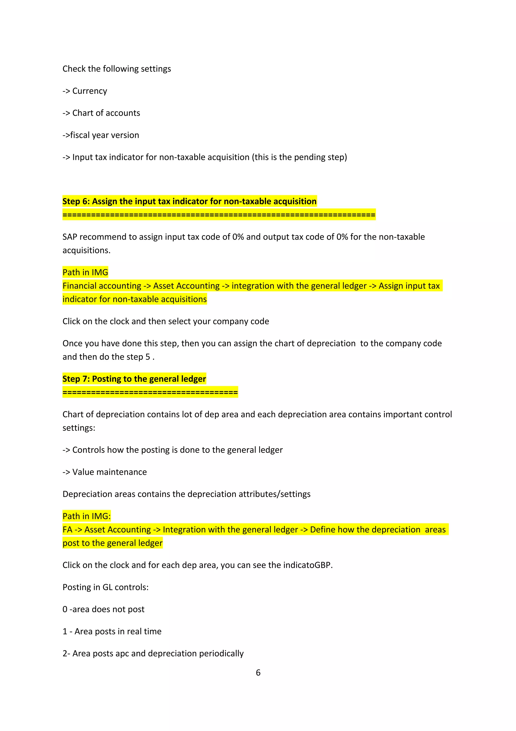 Sap Asset Accounting Configuration Steps As A Subledger Pdf