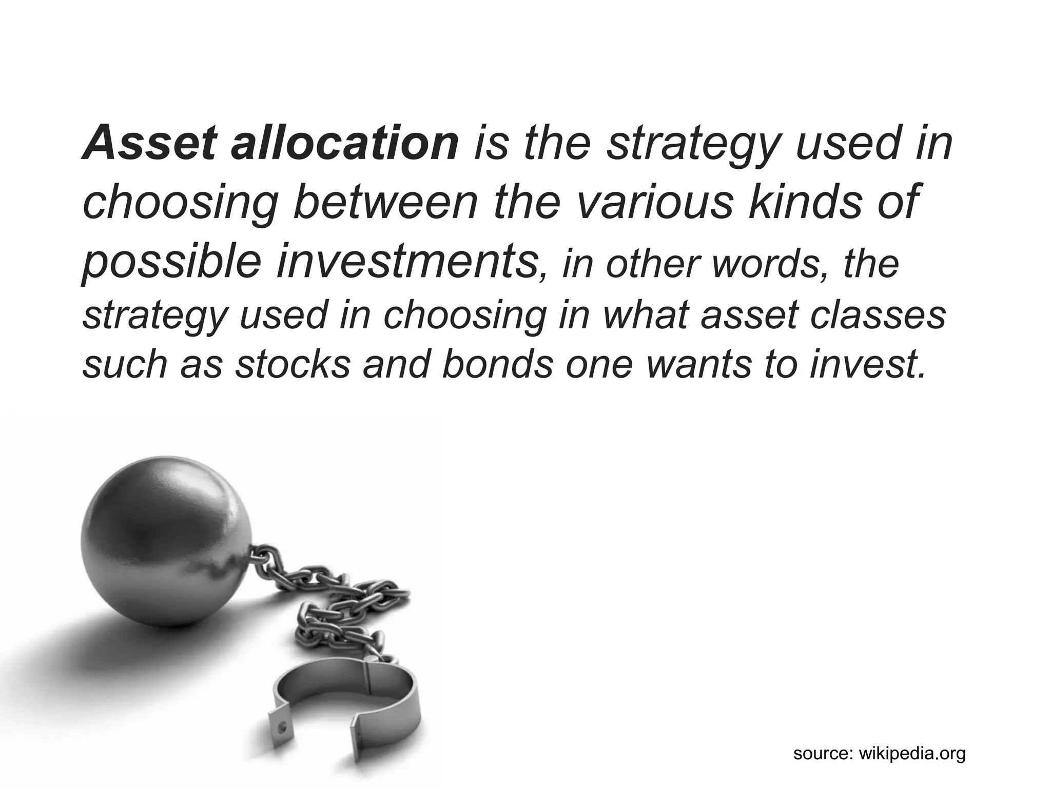 Asset allocation | PPTX
