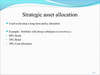 Asset allocation ppt | PPT