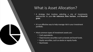 asset allocation strategies for beginners.pptx
