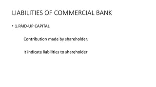 asset and liabilties of bank.pptx | Business Accounting & Finance ...