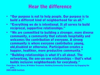 Asset based community development | PPT