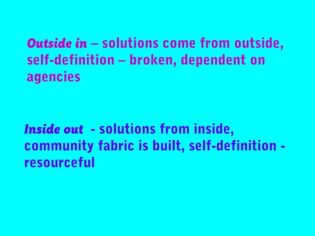 Asset based community development | PPT