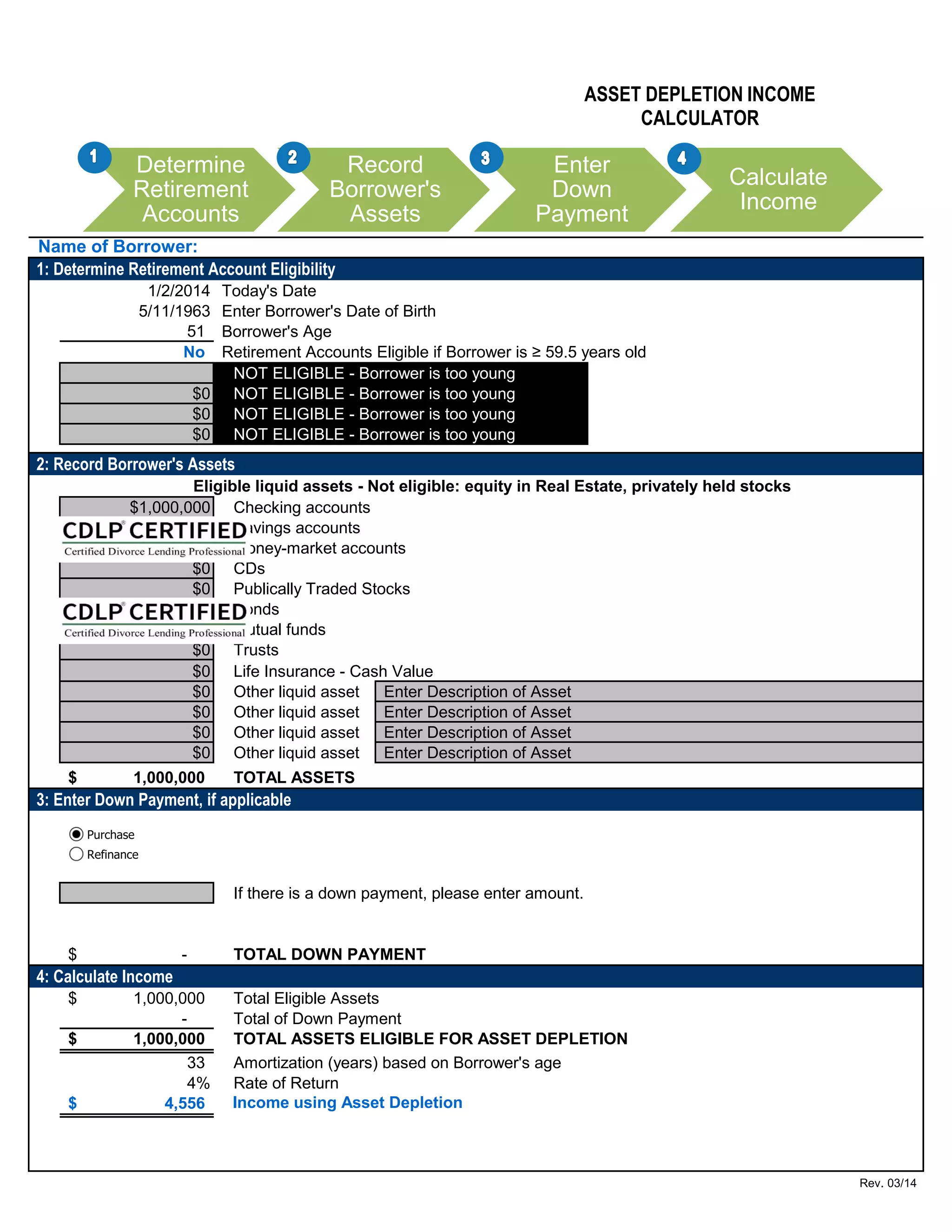 Asset Depletion FInancing | PDF | Business Accounting & Finance | Business